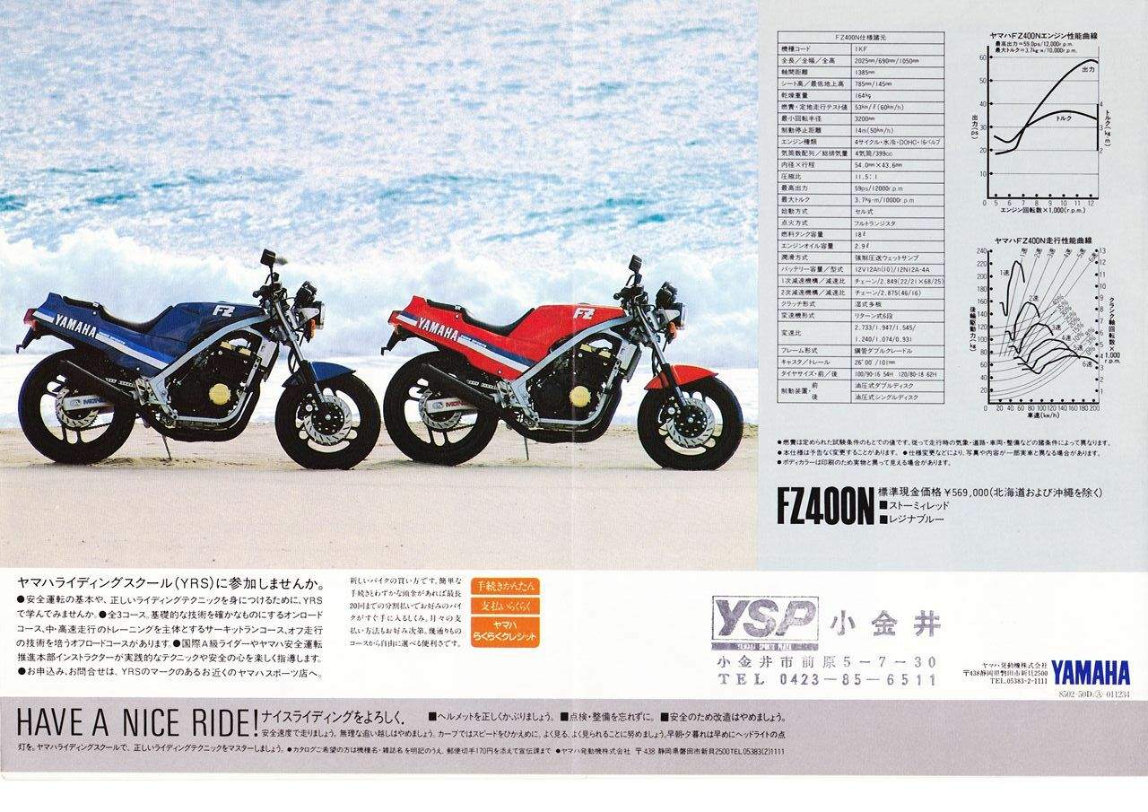 Yamaha FZ400N